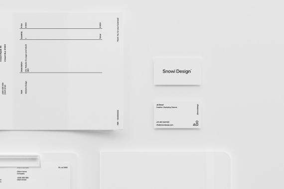 Minimal White Brand Mockup Pack | Premium & Free PSD Mockup Store