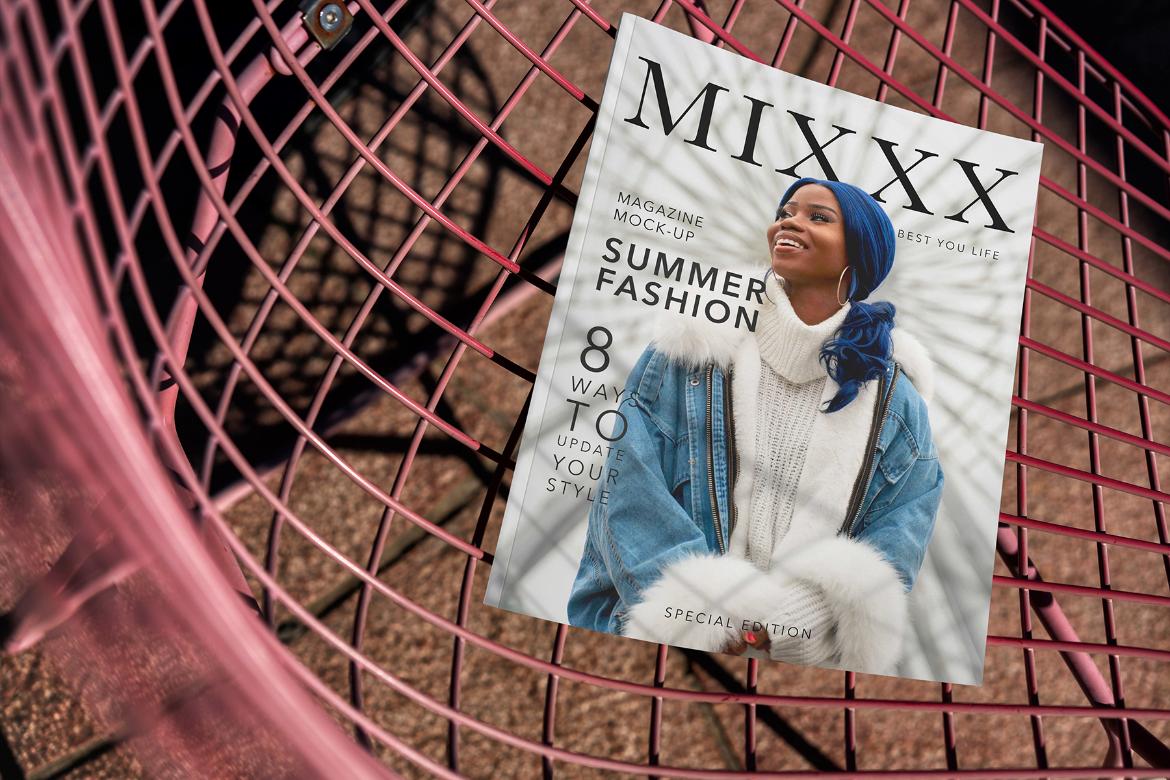 Magazine Cover Mock-Up | Premium & Free PSD Mockup Store