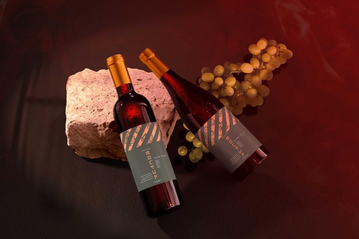 Wine Mockup Scene Collection | Premium & Free PSD Mockup Store
