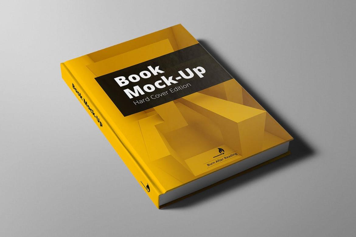 Hard Cover Book Mockup Scene 01 | Premium & Free PSD Mockup Store
