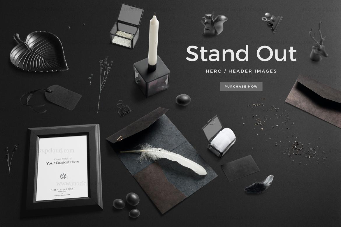 Home Decor Header Mockup Scene 06 | Premium & Free PSD Mockup Store