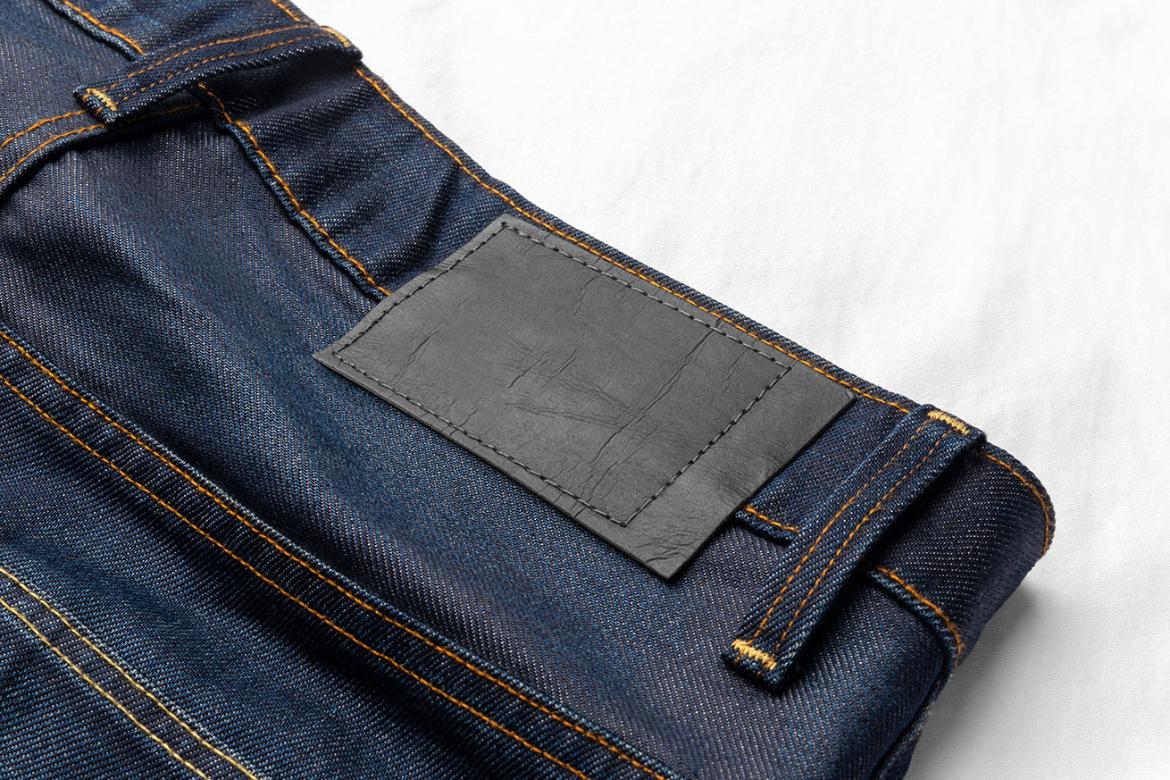 Jeans Leather Label Tag Mockup Scene 10 | Premium & Free PSD Mockup Store