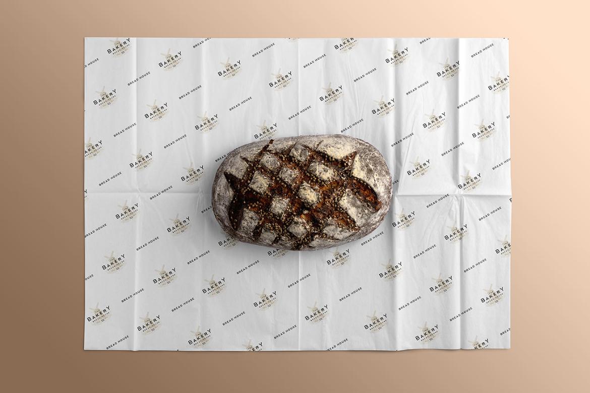 Paper Packaging Bakery Mockup Scene 09 | Premium & Free PSD Mockup Store