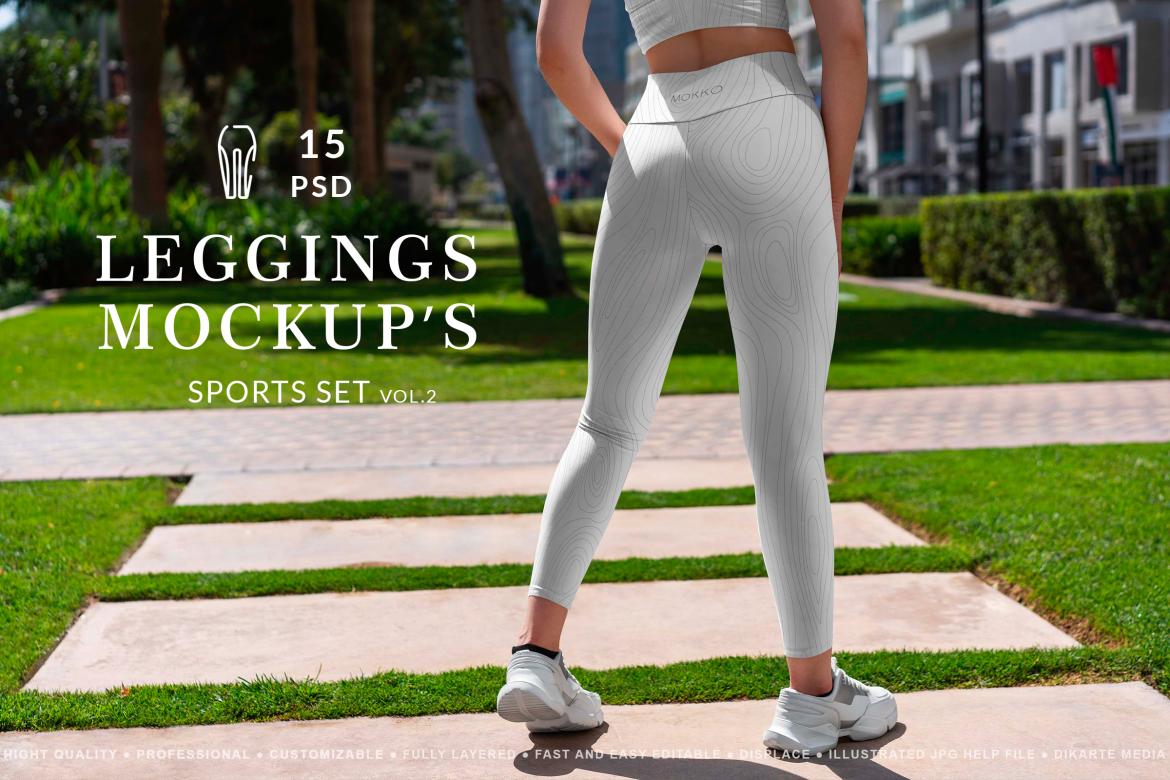 Leggings MockUp Sport Style vol2 | Premium & Free PSD Mockup Store