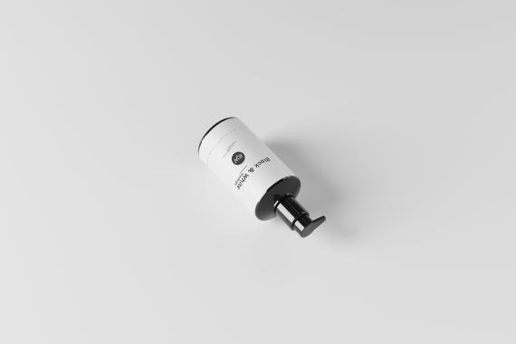 Black & White Mockups - Pump Bottles | Premium & Free PSD Mockup Store