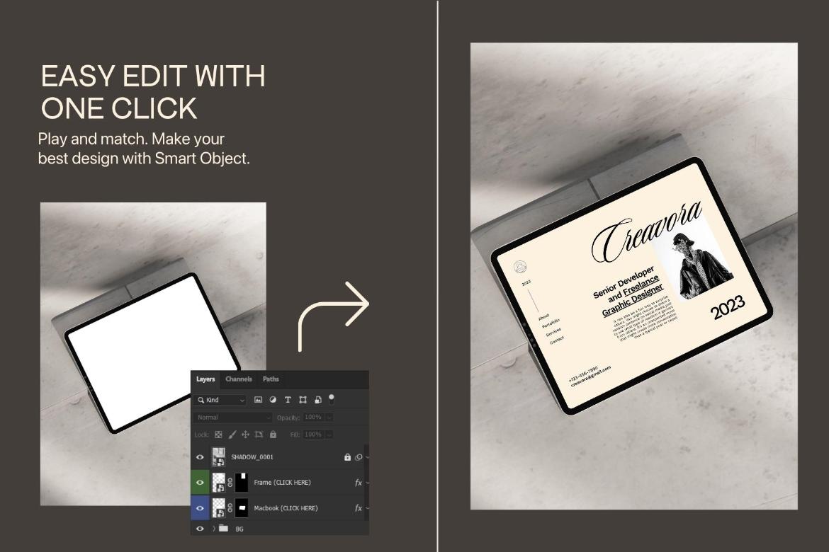 Concrete Free Mockup Bundle | Premium & Free PSD Mockup Store