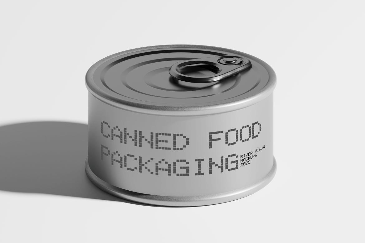 Canned Food Packaging 002 Free Mockup | Premium & Free PSD Mockup Store