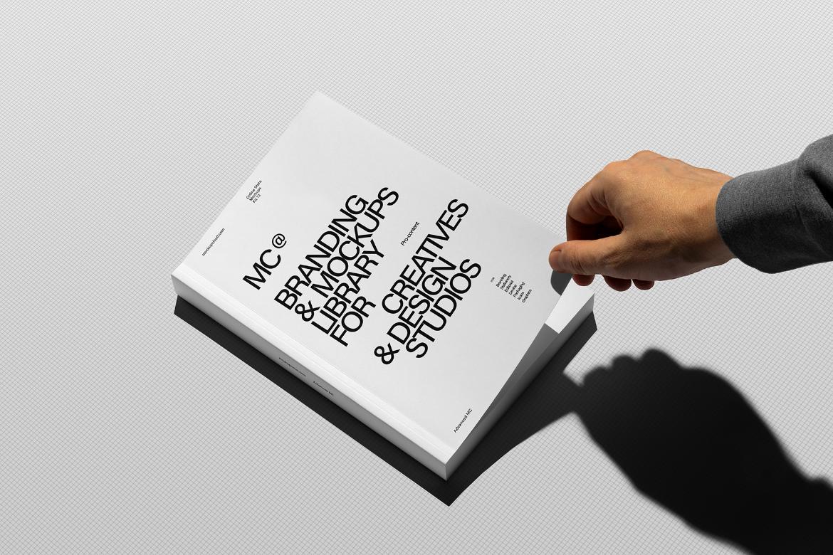 Book Mockup Scene / Sharp Series 02 | Premium & Free PSD Mockup Store