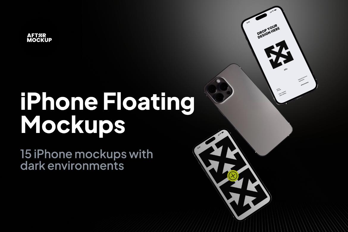 iPhone Floating Mockups | Premium & Free PSD Mockup Store