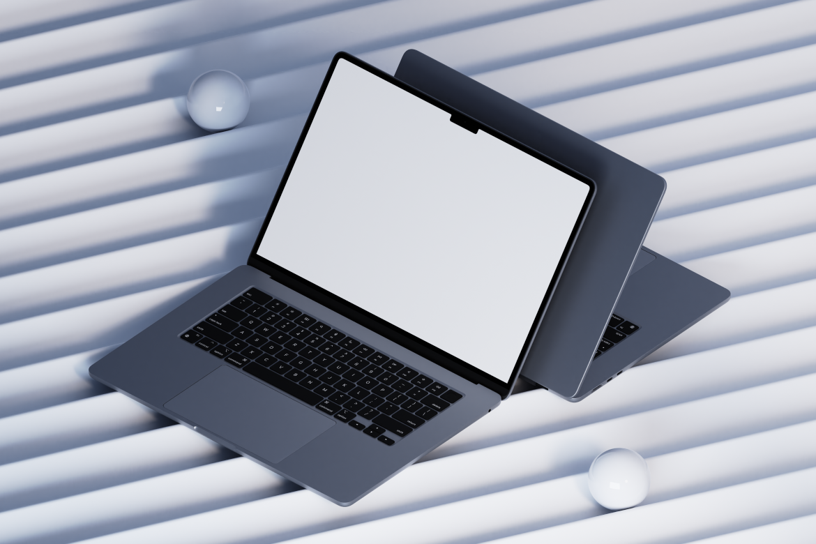 Notsy Macbook Air Mockup 15 | Premium & Free PSD Mockup Store