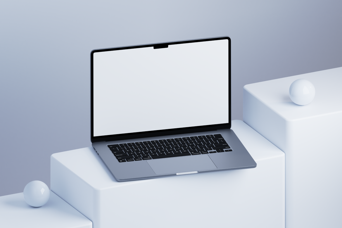 Notsy Macbook Air Mockup 16 | Premium & Free PSD Mockup Store