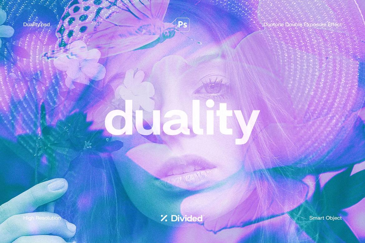 Duality Double Exposure Effect | Premium & Free PSD Mockup Store