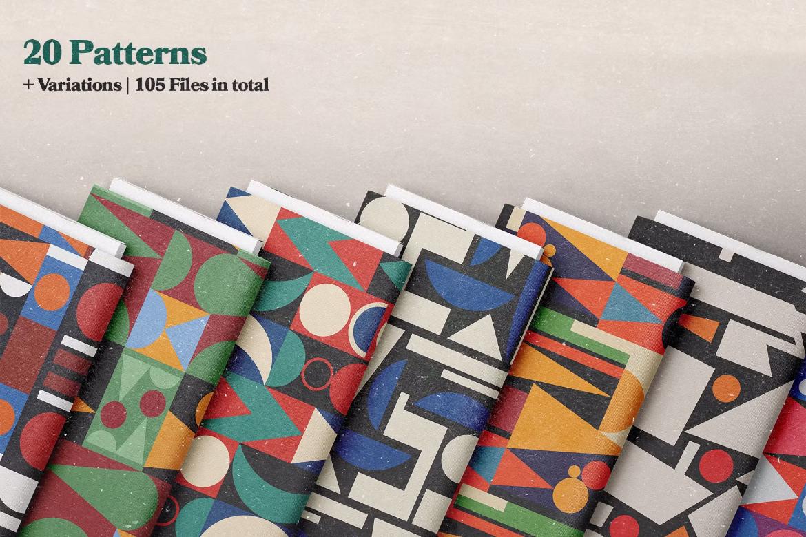 Authentic Cubism Patterns | Premium & Free PSD Mockup Store