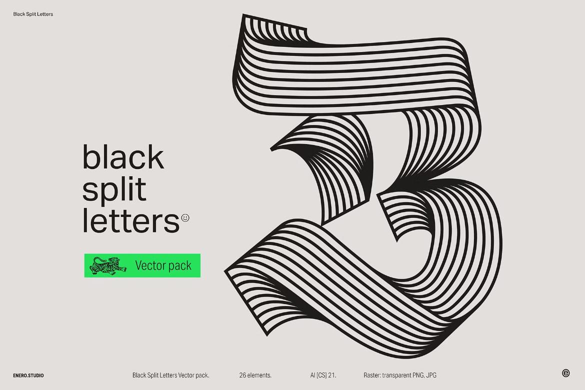 Black Split Letters | Premium & Free PSD Mockup Store