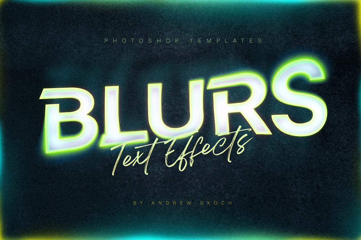 Gradient Blurred Text Effect | Premium & Free PSD Mockup Store