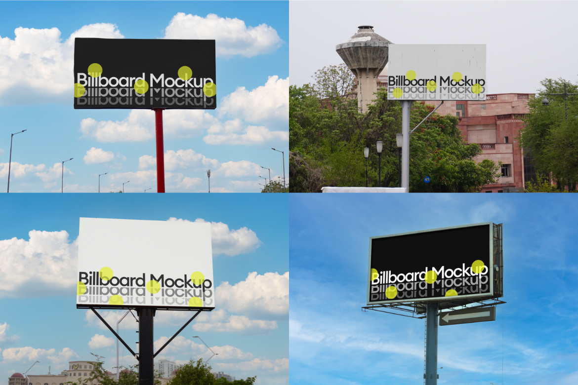 Billboard Mockups N.01-N.05 | Premium & Free PSD Mockup Store