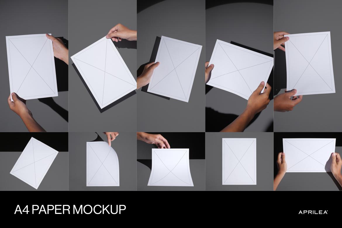 10 A4 Paper Mockups Bundle | Premium & Free PSD Mockup Store