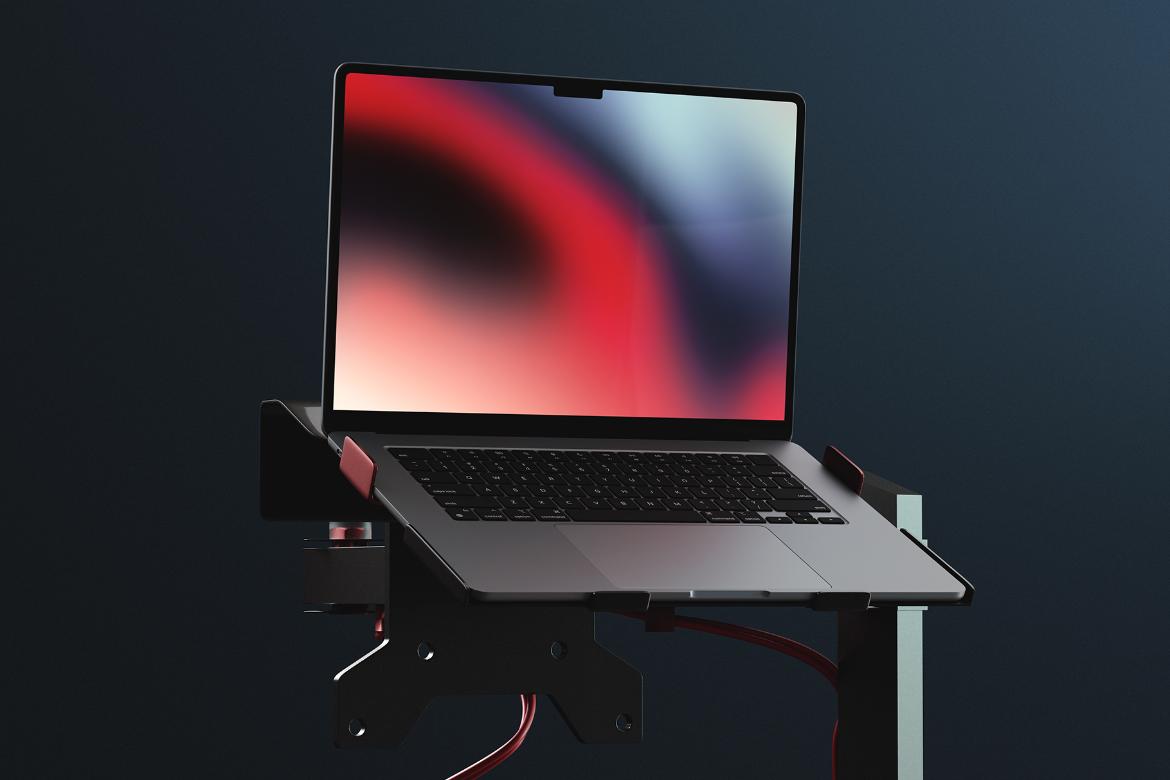 MacBook Pro Mockup Scene 02 / Arm Series | Premium & Free PSD Mockup Store