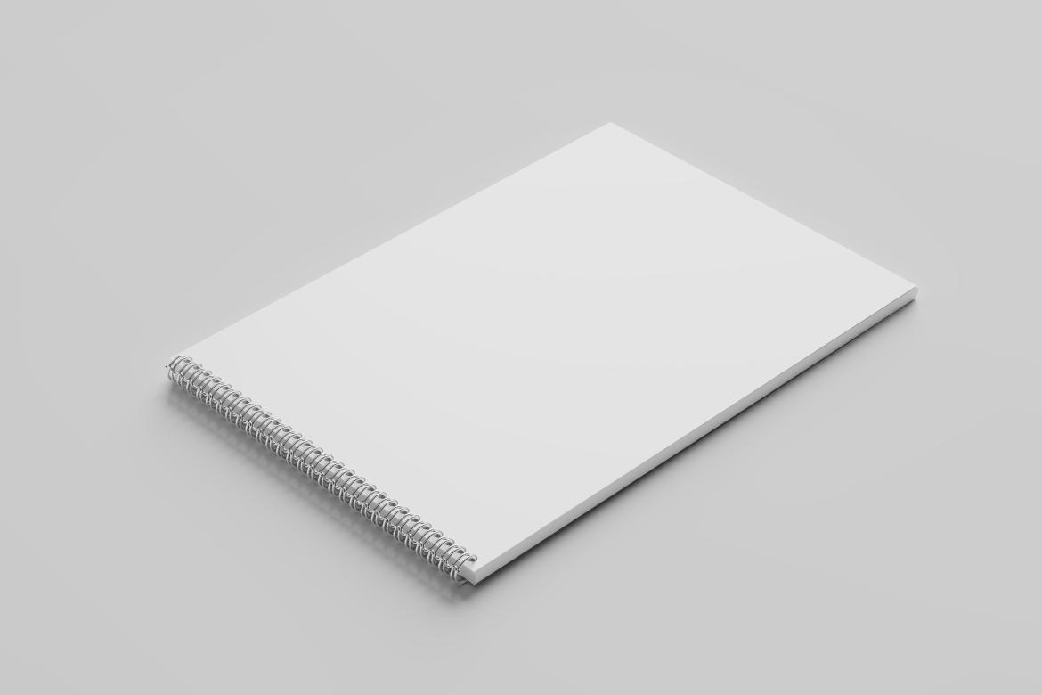 Spiral Bound Book Mockup | Premium & Free PSD Mockup Store