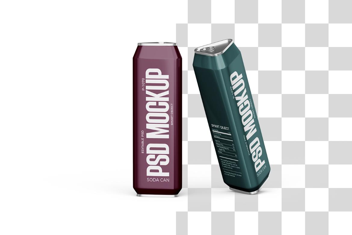 Triangular Cans Mockup | Premium & Free PSD Mockup Store
