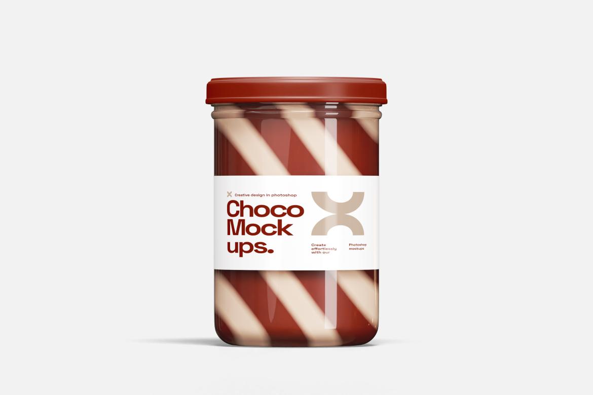 Chocolate Jar Cream Mockup | Premium & Free PSD Mockup Store