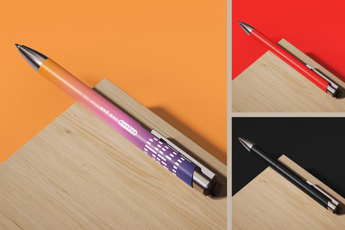 Branded Ballpoint Pen Mockup | Premium & Free PSD Mockup Store