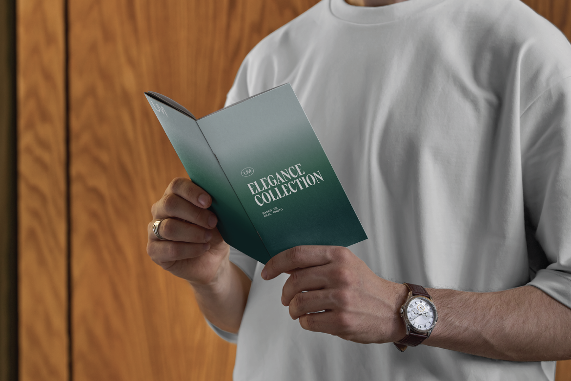 Brochure in hands Mockups | Premium & Free PSD Mockup Store